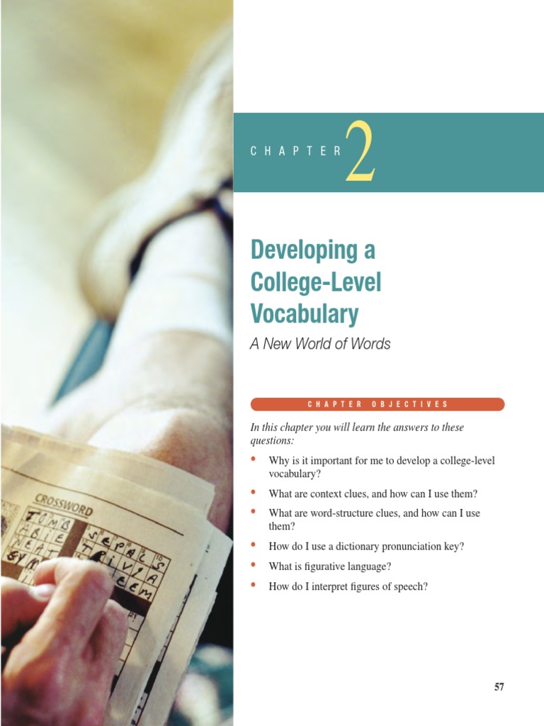 Developing A College Level Vocab | PDF | Metaphor | Latin