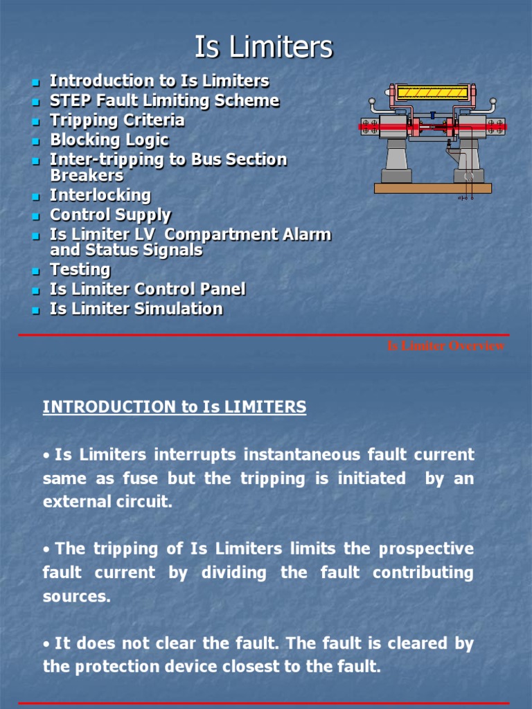 Is Limiter Overview Presentation | PDF | Fuse (Electrical) | Power Supply