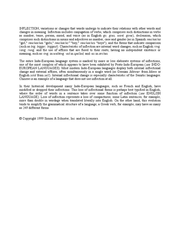 Rang, Rung, and The Use of Affixes That Are Fused To Their Roots ...