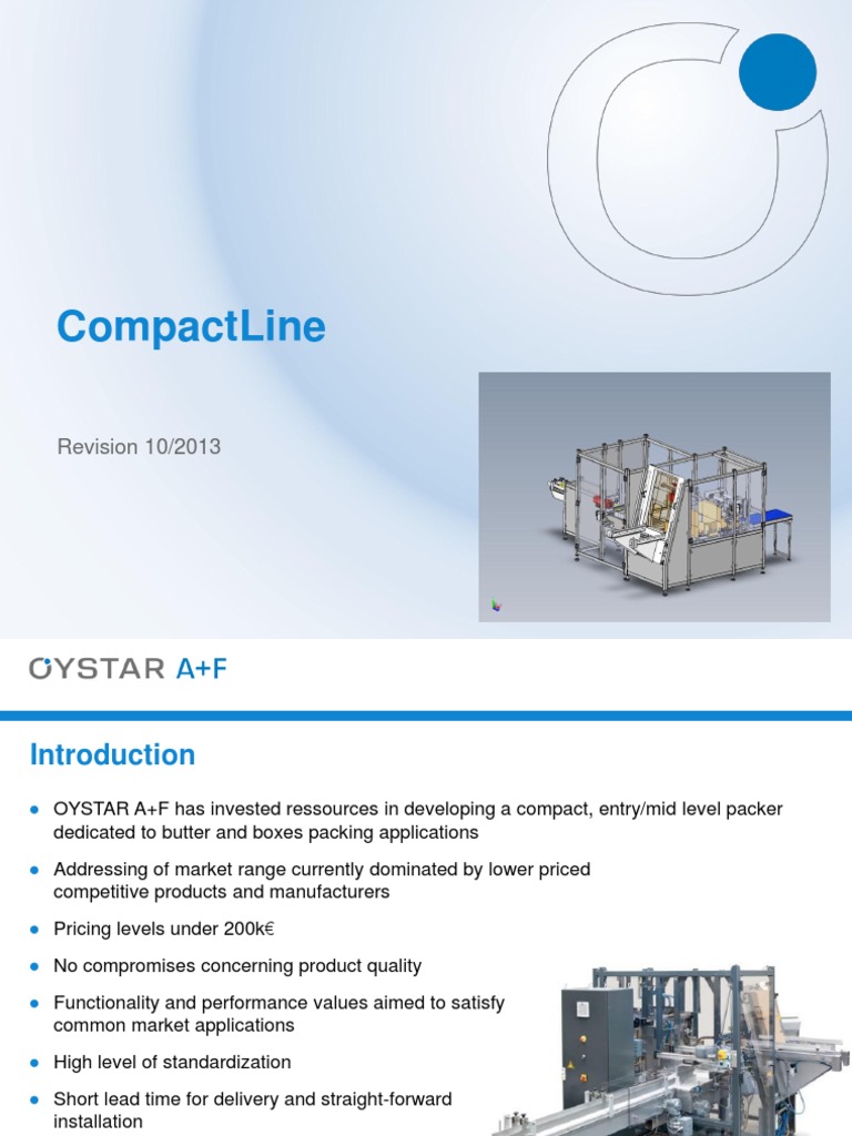 CompactLine Oystar A+F (English) | PDF | Mechanical Engineering | Nature