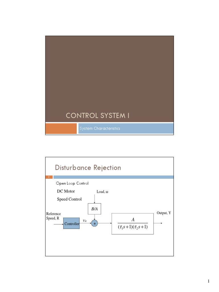 Analysis of Open Loop and Closed Loop Speed Control of DC Motors | PDF ...