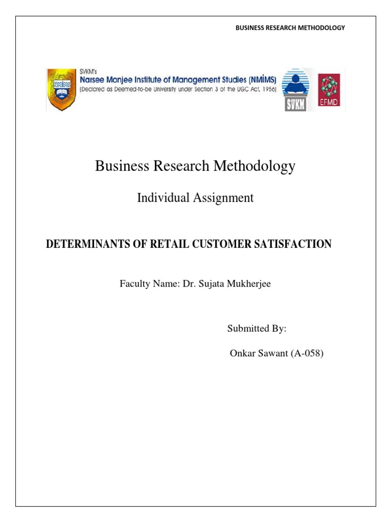 Determinants of Retail Customer Satisfaction | PDF | Retail | Customer Satisfaction