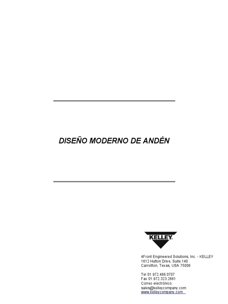 Kelley Dock Planning Standards en Español | PDF