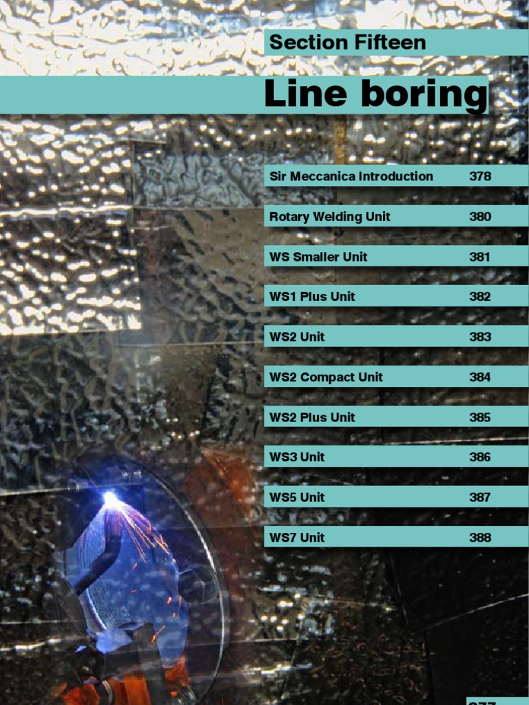 15 Line Boring Equipment | PDF | Metalworking | Mechanical Engineering