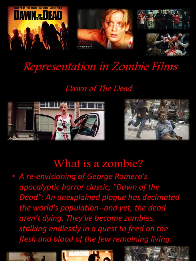 Gender Representation in Zombie Films | PDF
