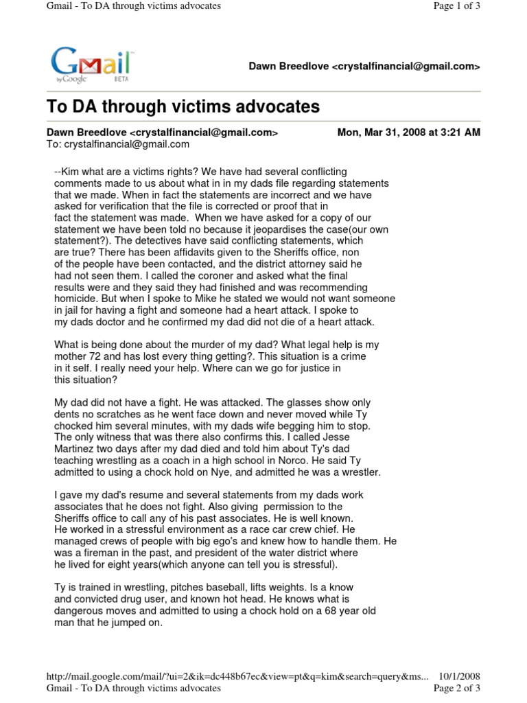 Da Victim Advocate | PDF | Crime & Violence | Crime Thriller