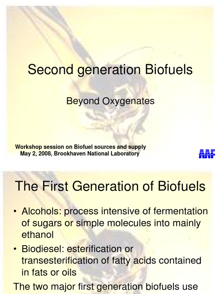Second Generation Biofuels | PDF | Biofuel | Biodiesel