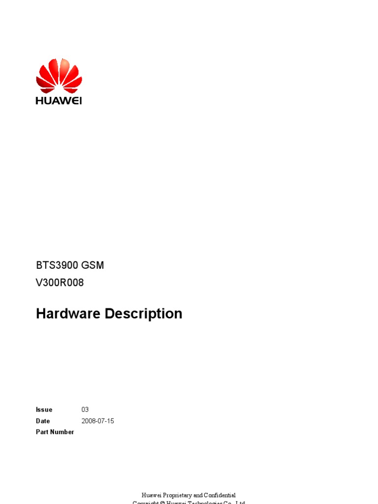 BTS3900 GSM Hardware Overview Guide | PDF | Power Supply | Command Line ...