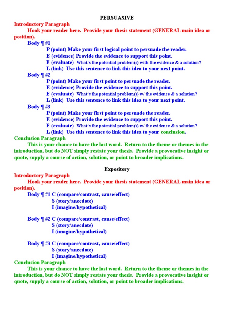 Persuasive and Expository Writing Guide | PDF | Language Arts & Discipline