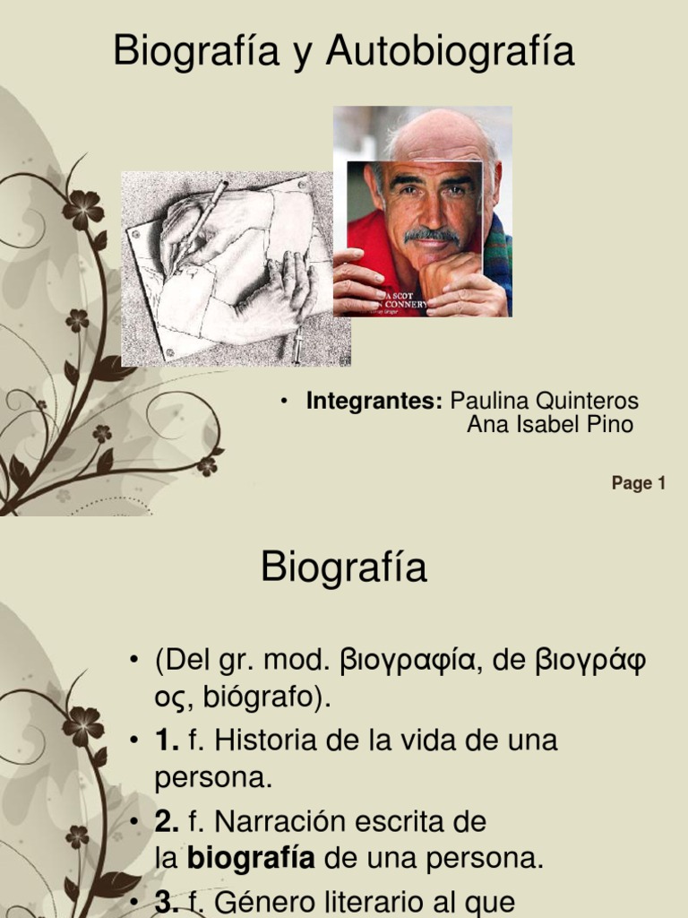 Biografía y Autobiografía | PDF | Autobiografías | Biografía