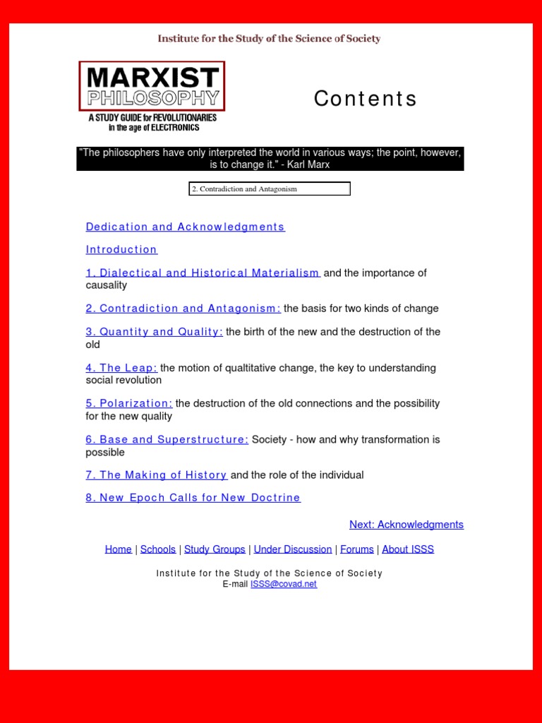 A Study Guide For Communist Revolutionaries | PDF | Dialectic | Marxism