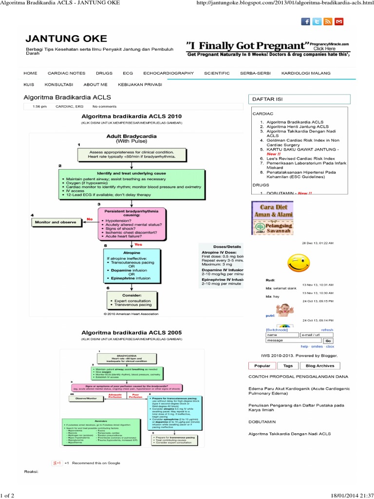 Algoritma Bradikardi Acls | PDF