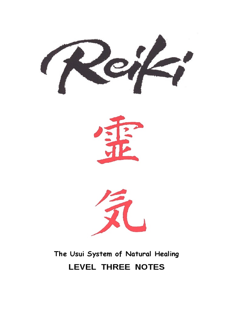 Reiki 3 Notes | PDF | Tao | Chakra