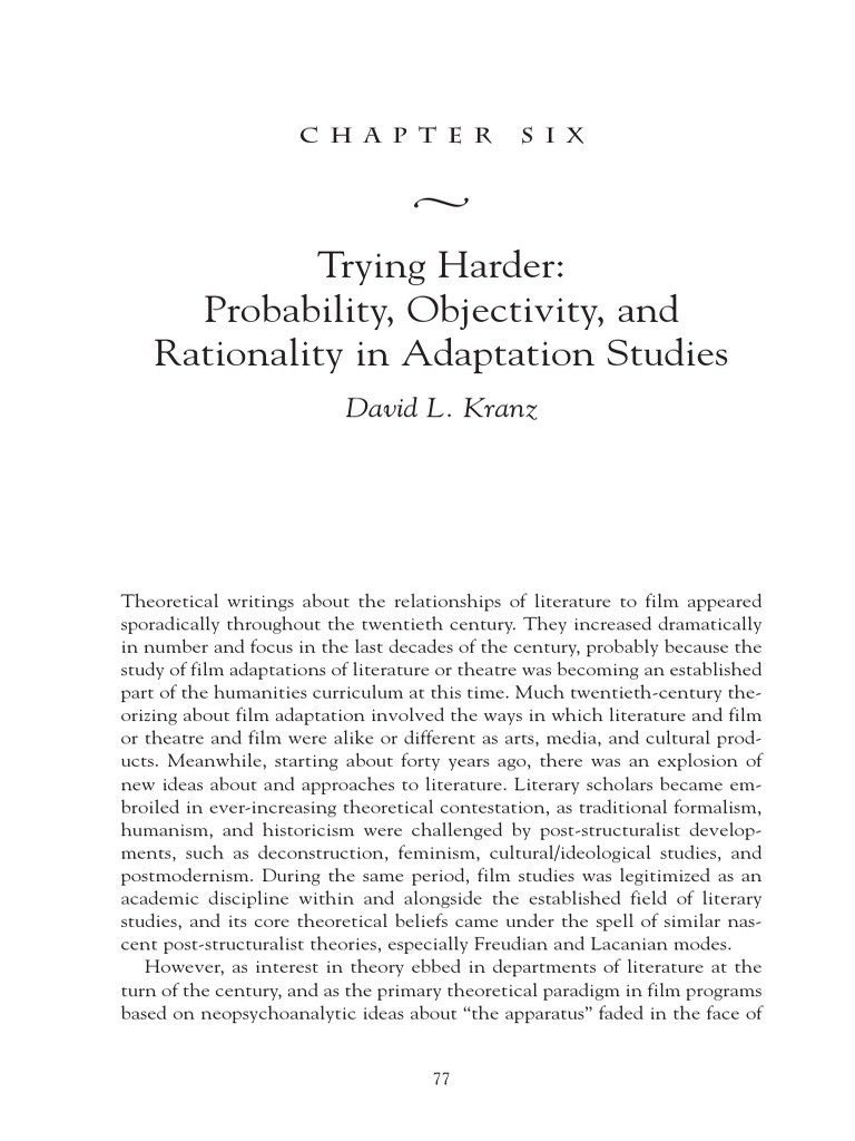 David L Kranz | PDF | Intertextuality | Postmodernism