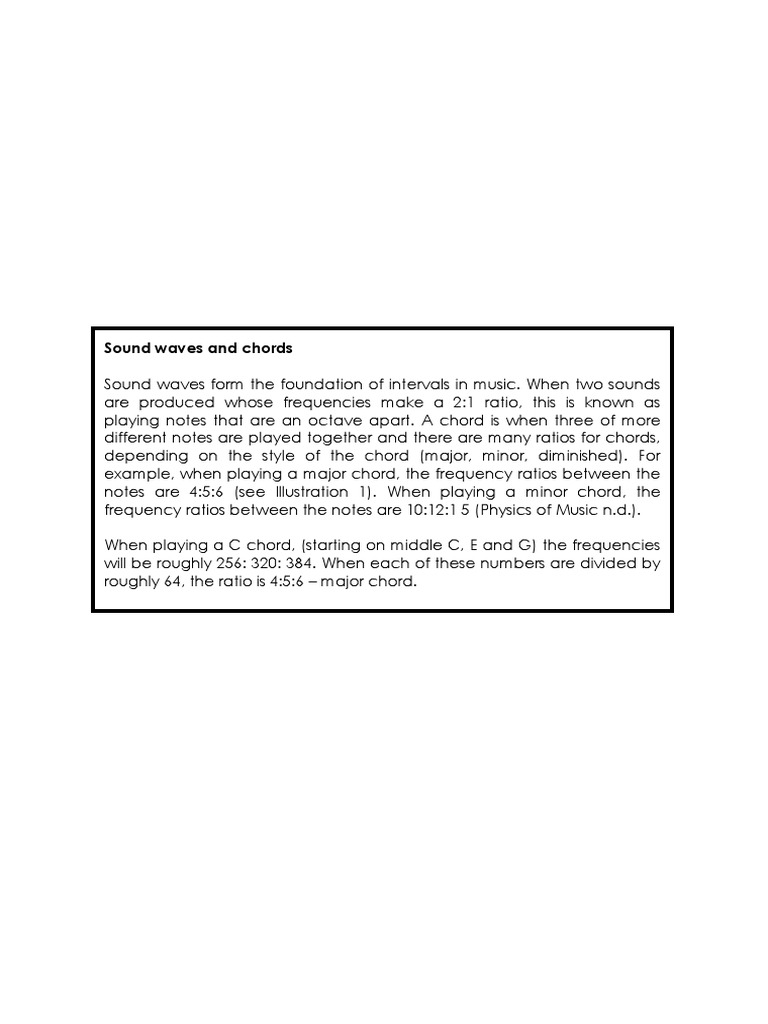 Understanding Sound Waves and Chords | PDF | Language Arts & Discipline ...