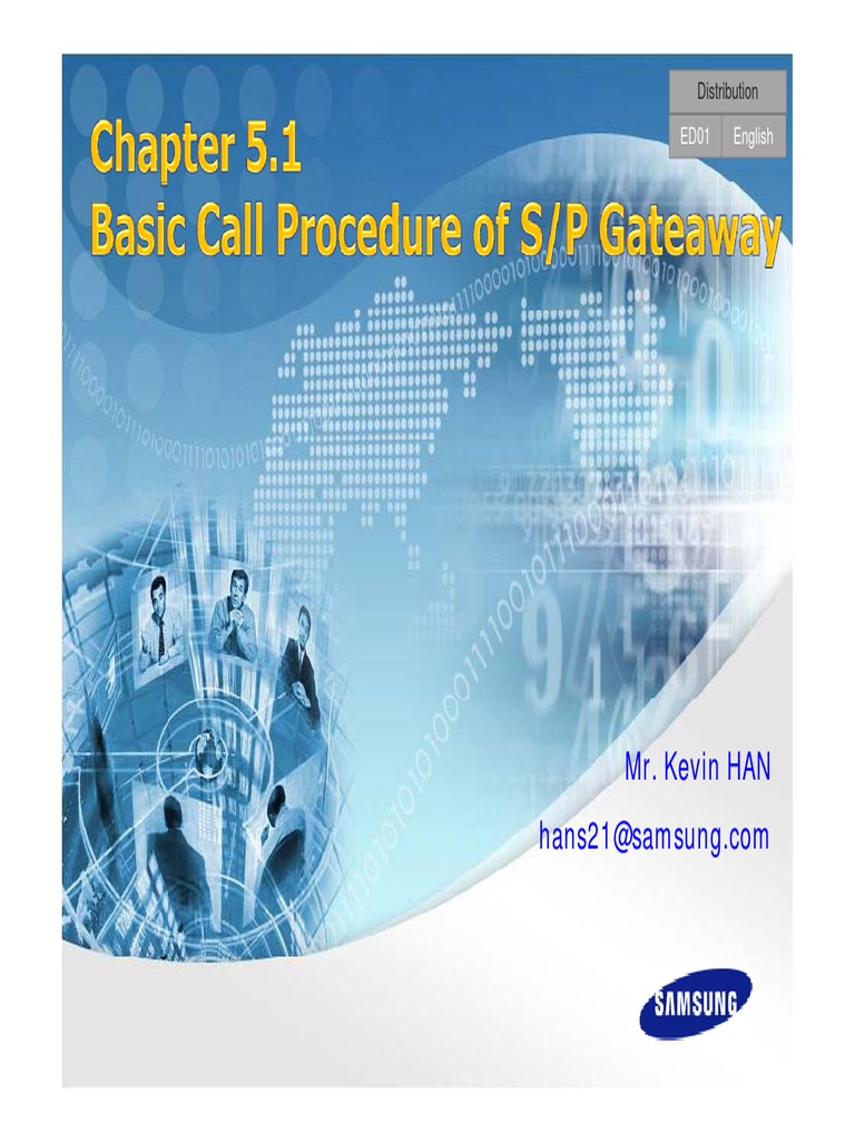 Chapter 4.1 Basic Call Procedure (ED01 - 53 - EN) | PDF | Software ...