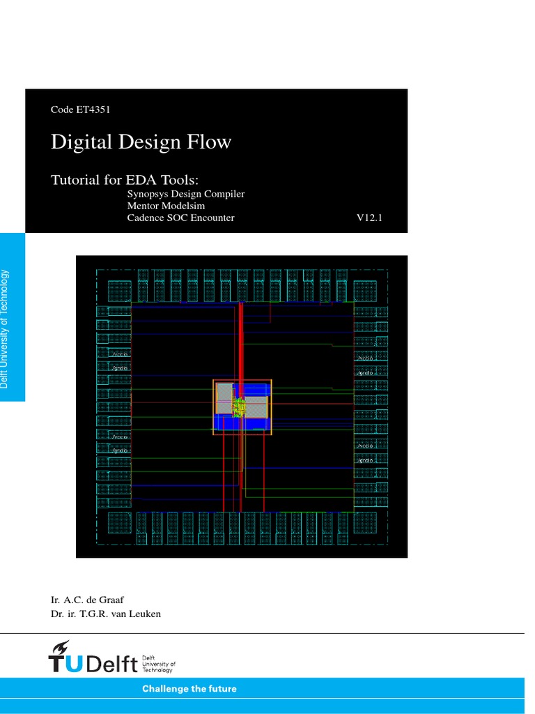 Digital Design Flow Eda Tool | Hardware Description Language | Vhdl ...