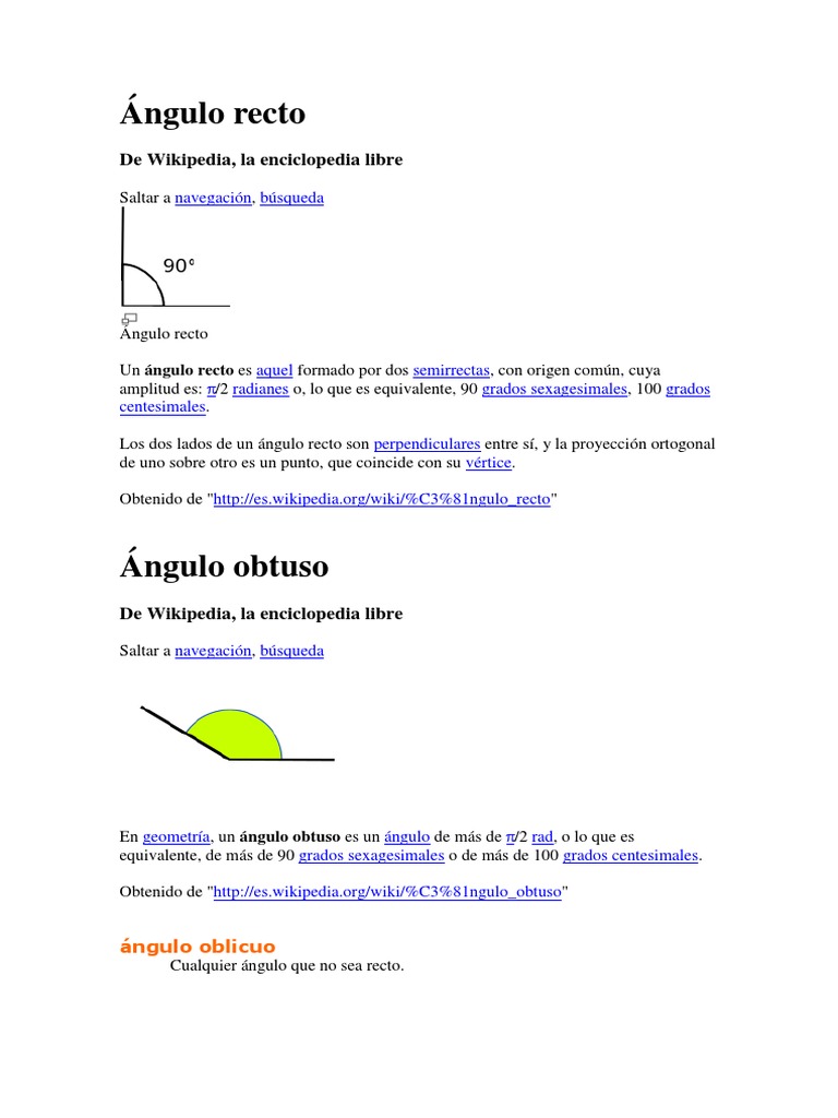 Ángulo Recto | PDF