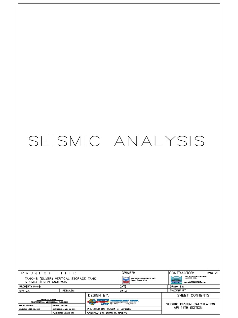 Seismic Design Calculation p1 To p9 | PDF | Earthquakes | Strength Of ...