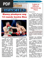 Sports Writing Filipino - FACT SHEET SET 1 PDF | PDF