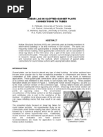 HSS Cap Plate Connection | PDF | Beam (Structure) | Yield (Engineering)