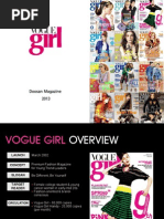 Vogue A Level Media Cheat Sheet | PDF | Vogue (Magazine) | Magazines