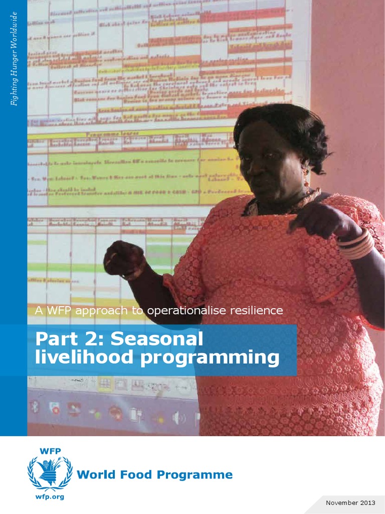 WFP - Seasonal Livelihood Programming | PDF | World Food Programme | Pastoralism