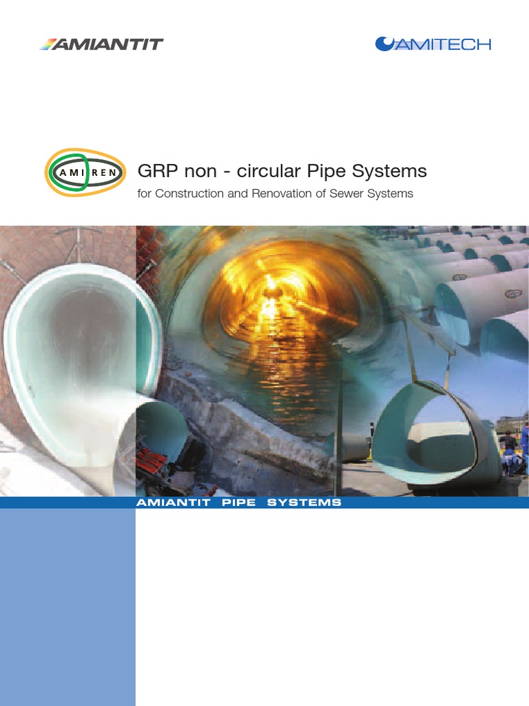GRP Non Circular Pipe Systems | PDF | Fiberglass | Sanitary Sewer