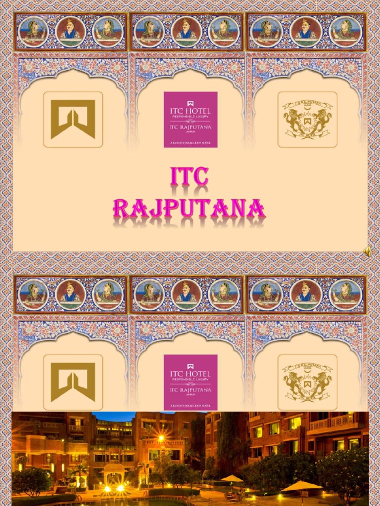 Itc Rajputana LTD | PDF | Restaurants | Bar