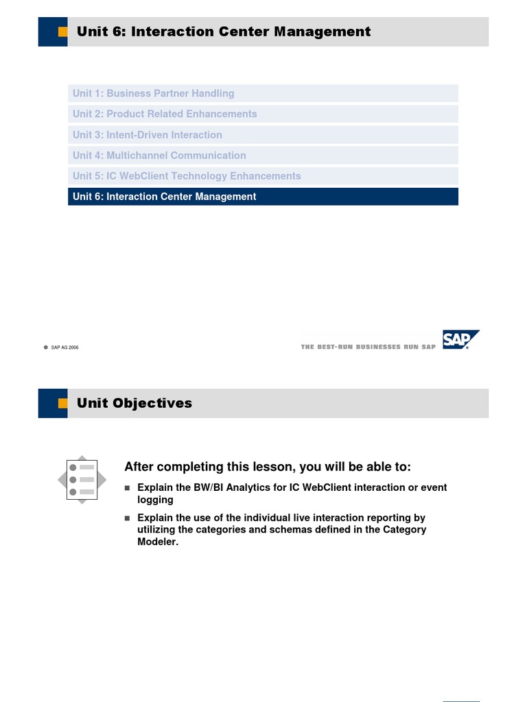 06 RACR41 IC Unit6 IC WebClient Analytics | PDF | Customer Relationship ...