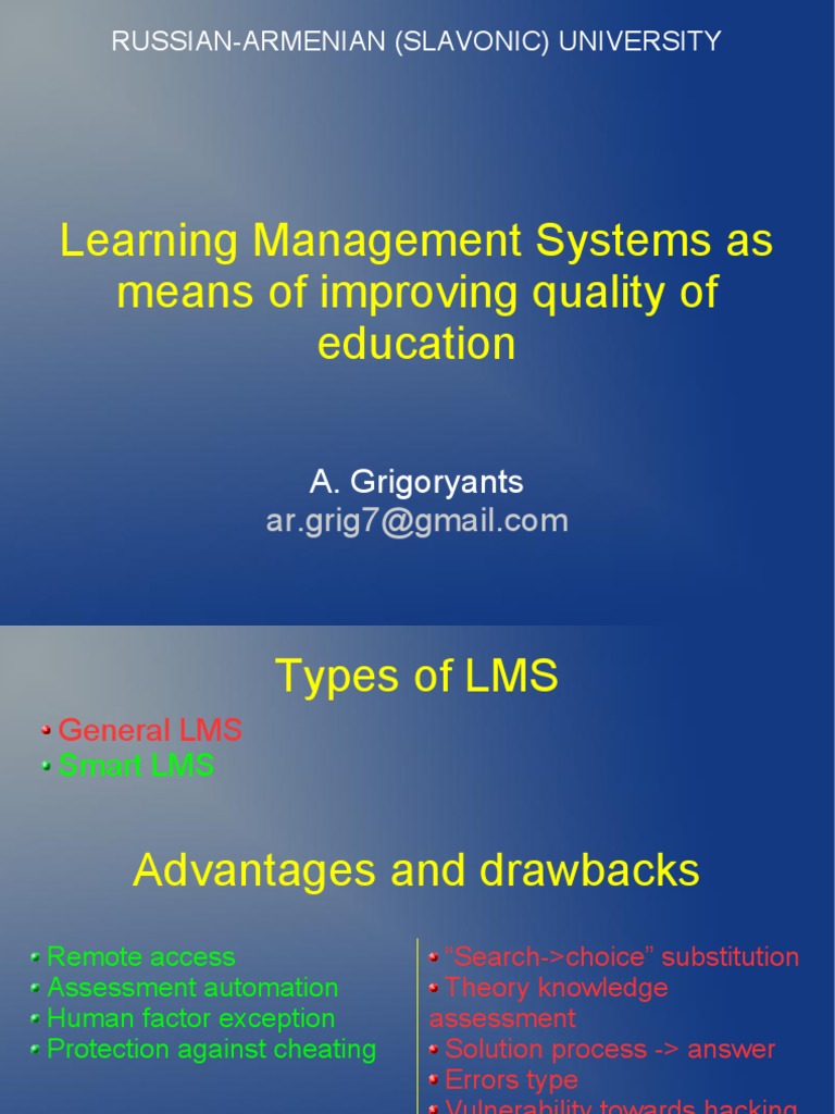 Enhancing Education with LMS Insights | PDF