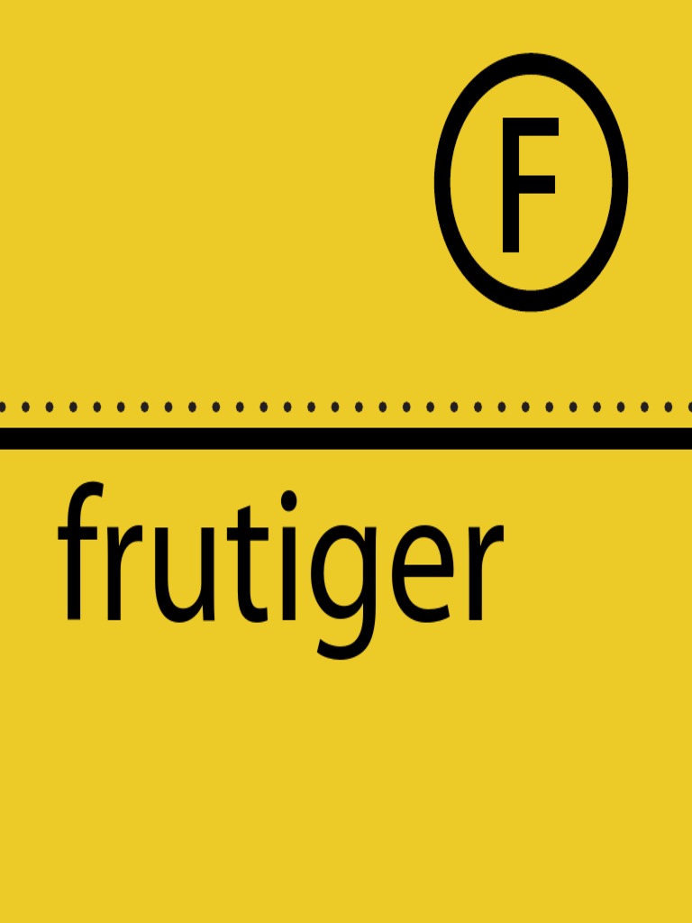 Frutiger Type Book | PDF