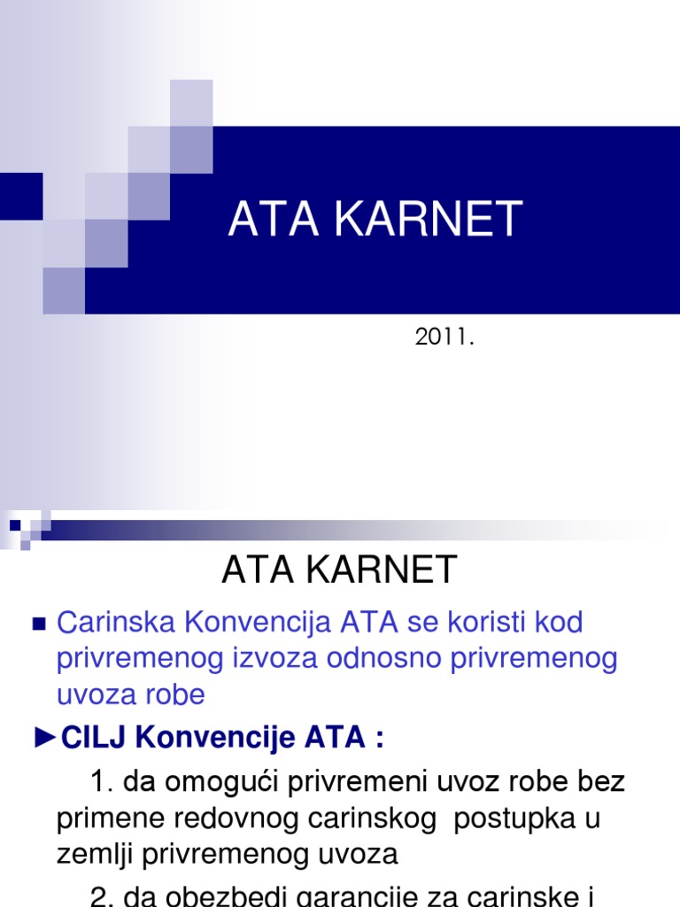 Ata Karnet | PDF