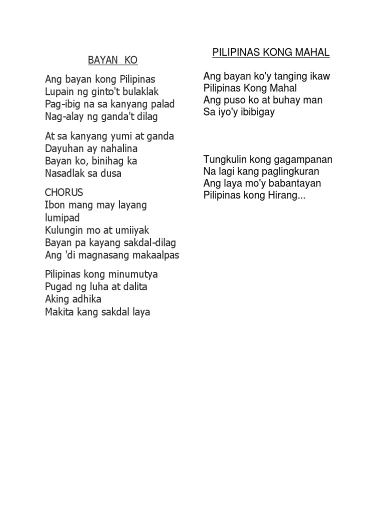 Bayan Ko | PDF