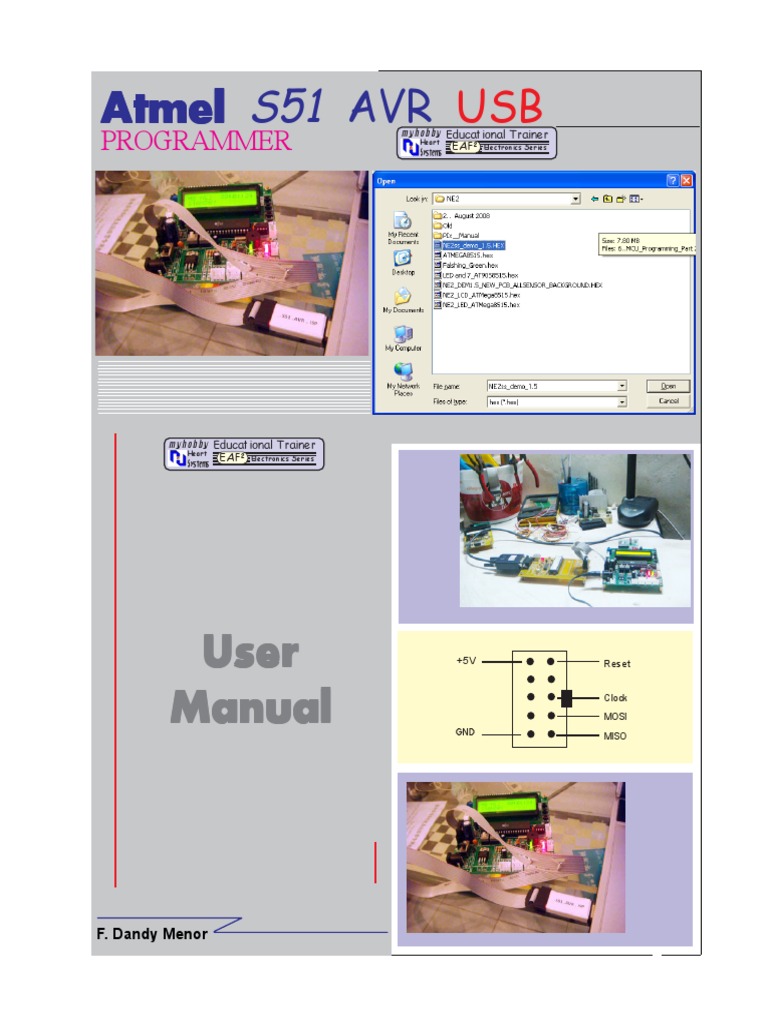 Atmel S51AVR Programmer USERguide | PDF | Microcontroller | Personal ... Atmel S51AVR Programmer USERguide | PDF | Microcontroller | Personal ...