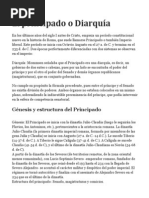 El Principado o Diarquía | PDF | Augusto | imperio Romano