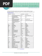 Crochet Abbreviations Quick Guide | PDF | Crochet | Crafts