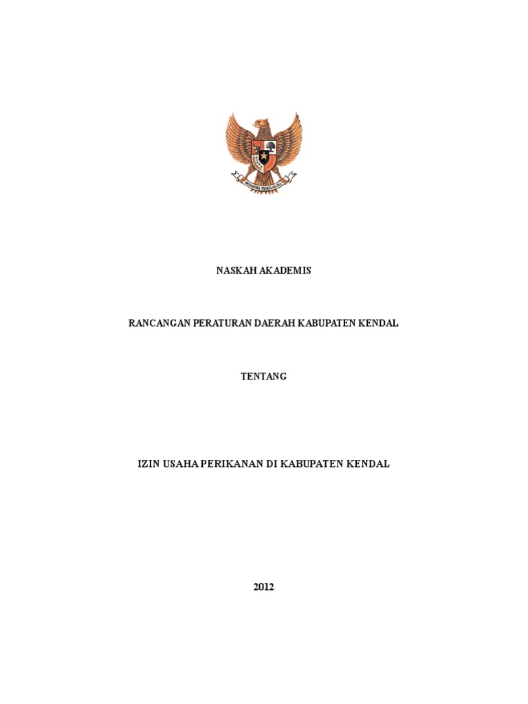 Contoh Naskah Akademik | PDF