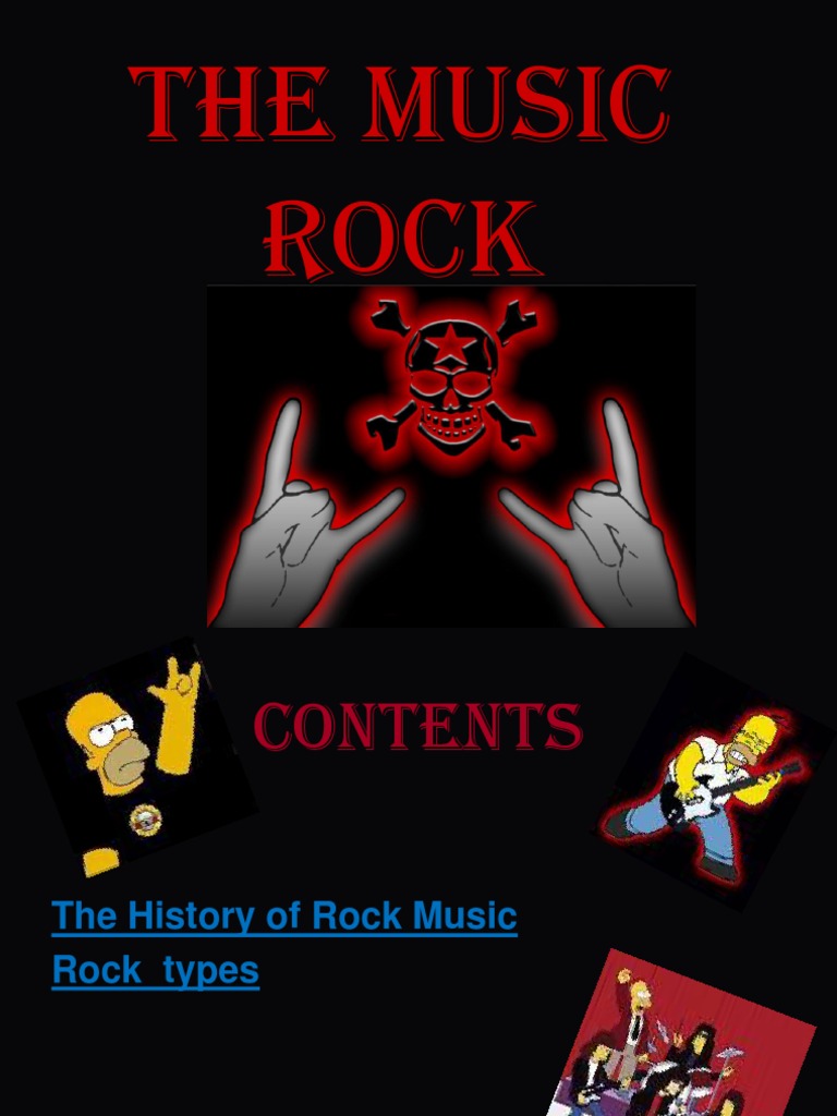 History and Types of Rock Music | PDF