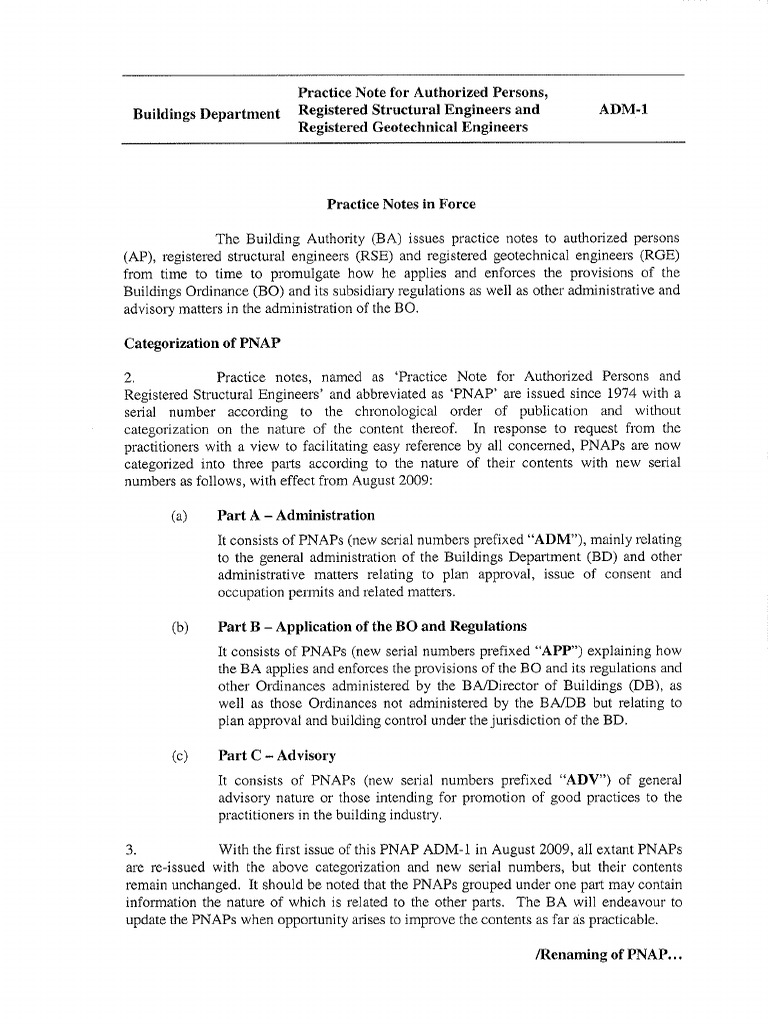 PNAP Administration and Application Notes | PDF | Geotechnical ...