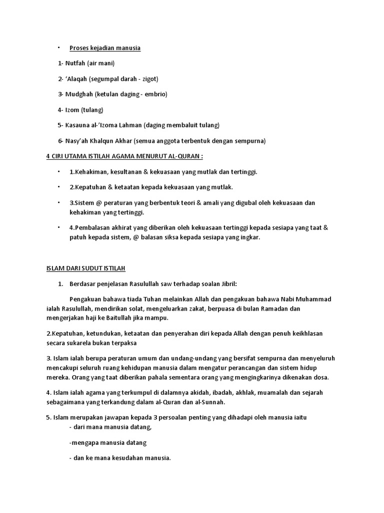 Ringkasan Nota CTU 101 | PDF