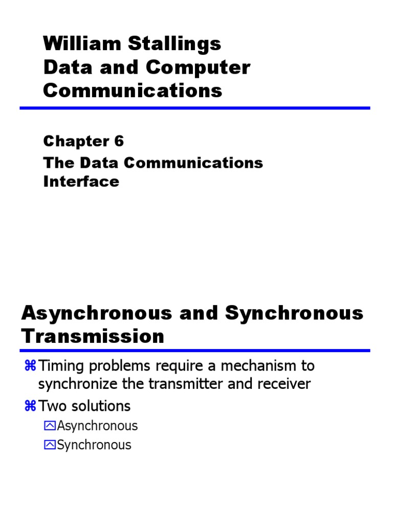 William Stallings Data and Computer Communications | PDF | Media ...