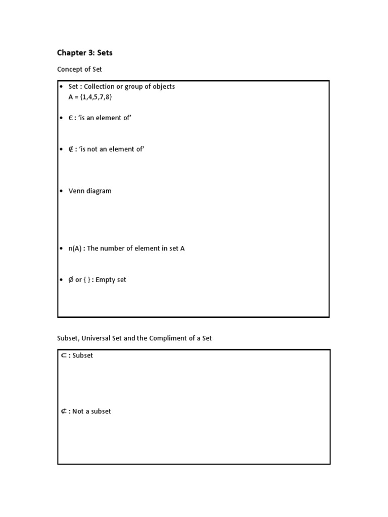 Form 4 Mathematics Chapter 3 | PDF