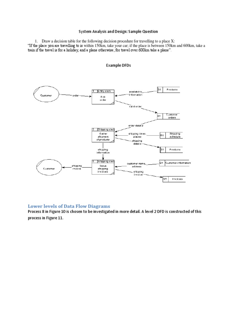 System Analysis and Design Exercises | PDF | System | Computer Network