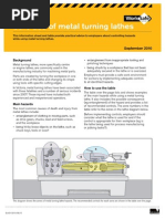 Centre Lathe Safety and Hazards | PDF | Switch | Manufactured Goods