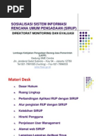 Panduan Input RUP Pada SiRUP | PDF