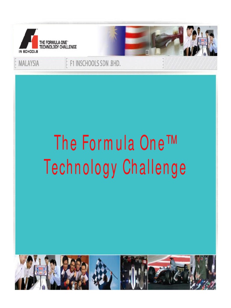 The Formula One™ Technology Challenge | PDF | Computer Aided Design ...