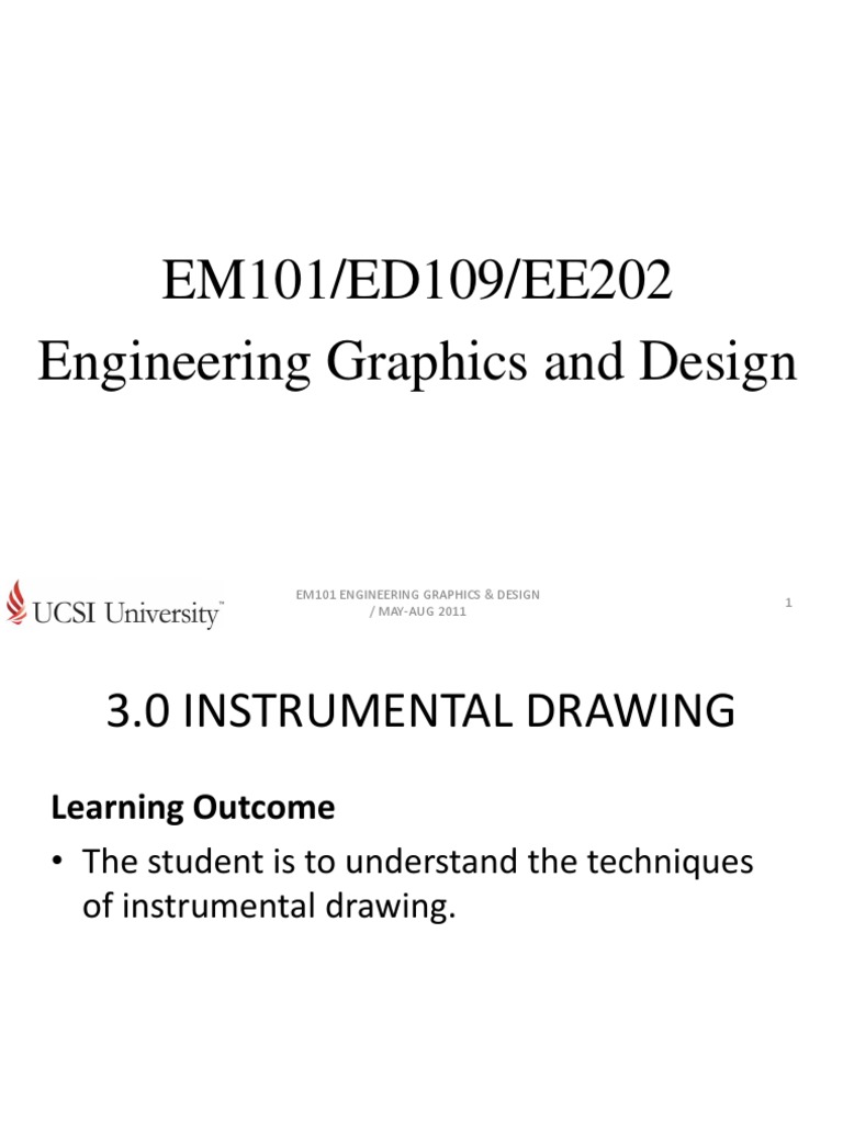 Instrumental Drawing | PDF | Technical Drawing | Pencil