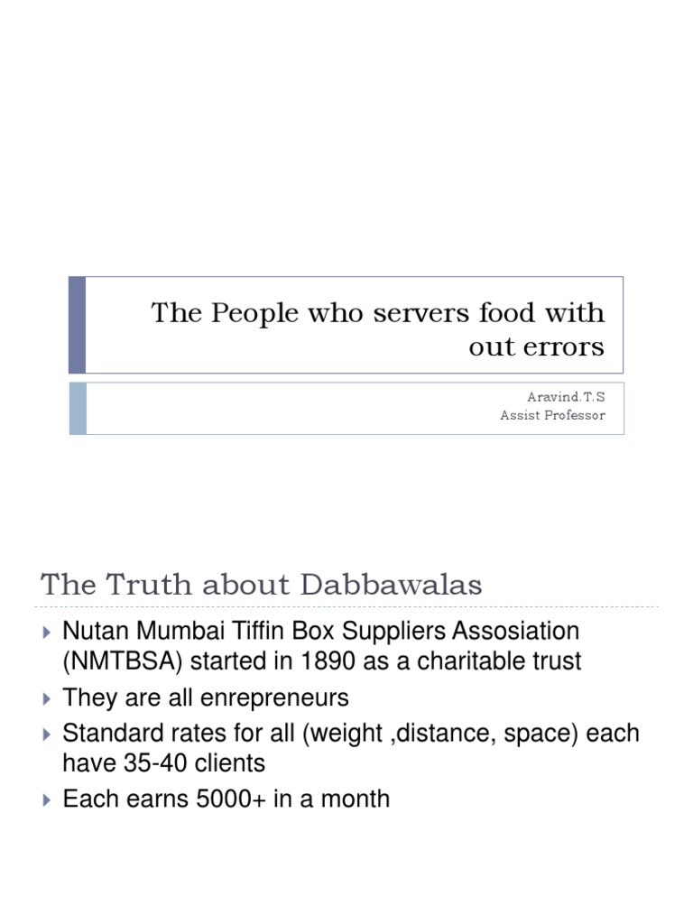Dabbawalas: Six Sigma Success Story | PDF | Six Sigma | Statistics