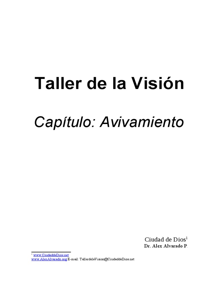 Definición y Ejemplos de Avivamiento | PDF | Renacimiento cristiano ...